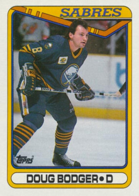 1990-91 Topps #282 DOUG BODGER - Buffalo Sabres | eBay.de