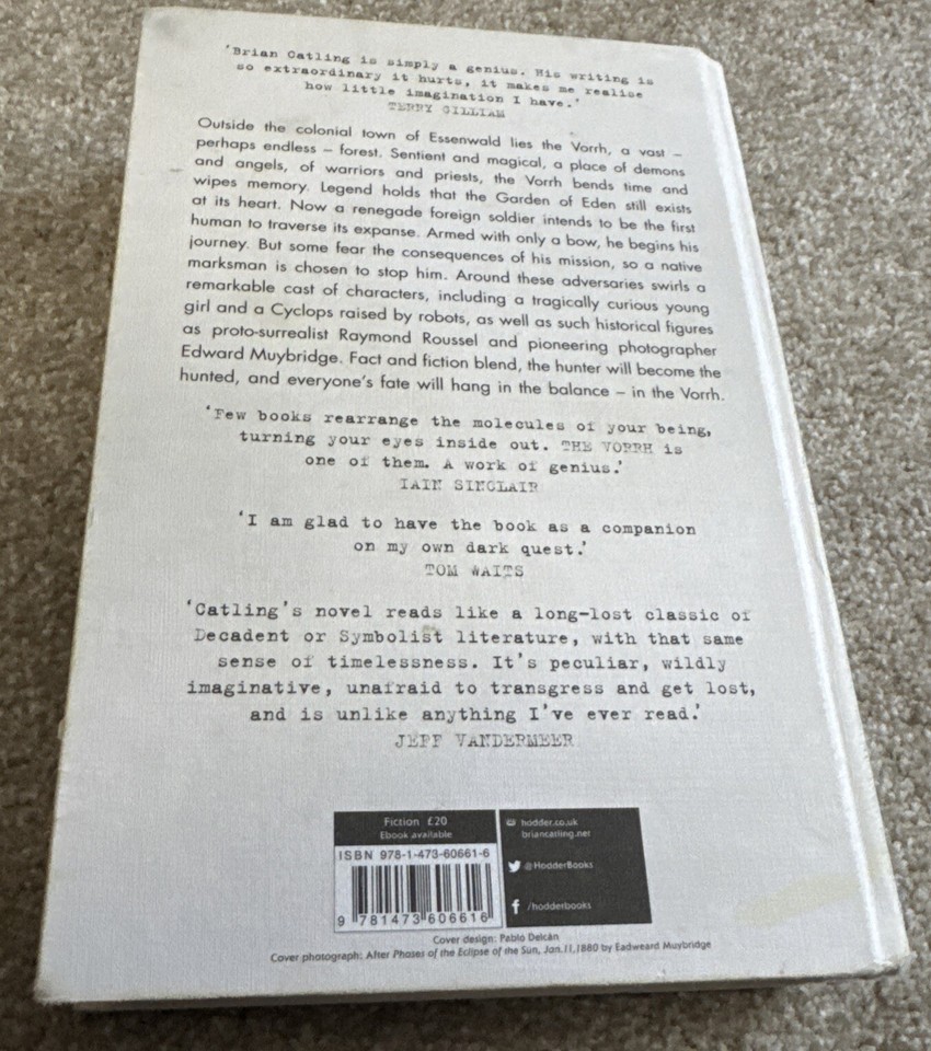 The Vorrh: Book One in the Vorrh Trilogy by Catling, Brian Book The ...