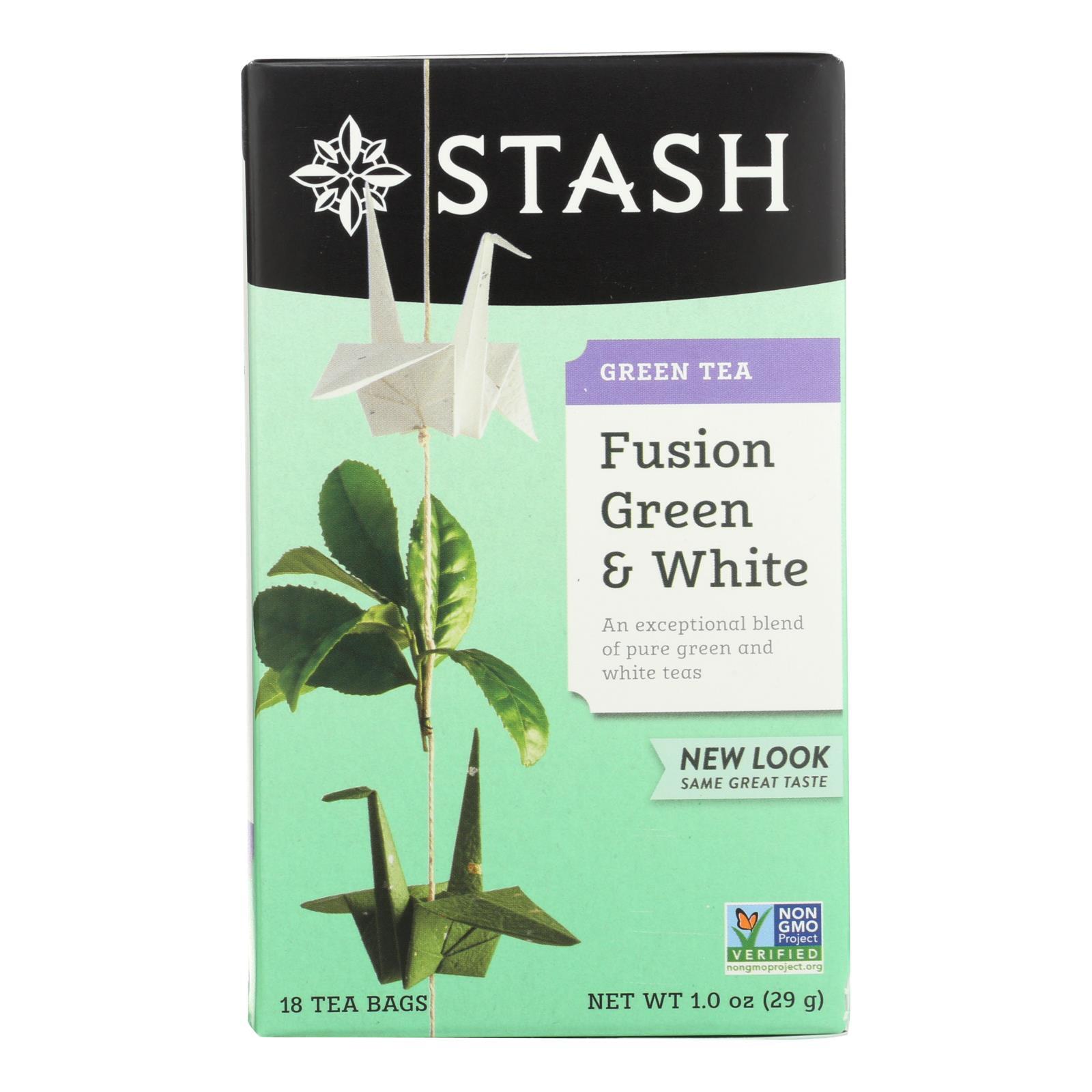 Stash Tea Green and White Fusion - 18 Tea Bags - Case of 6 | eBay