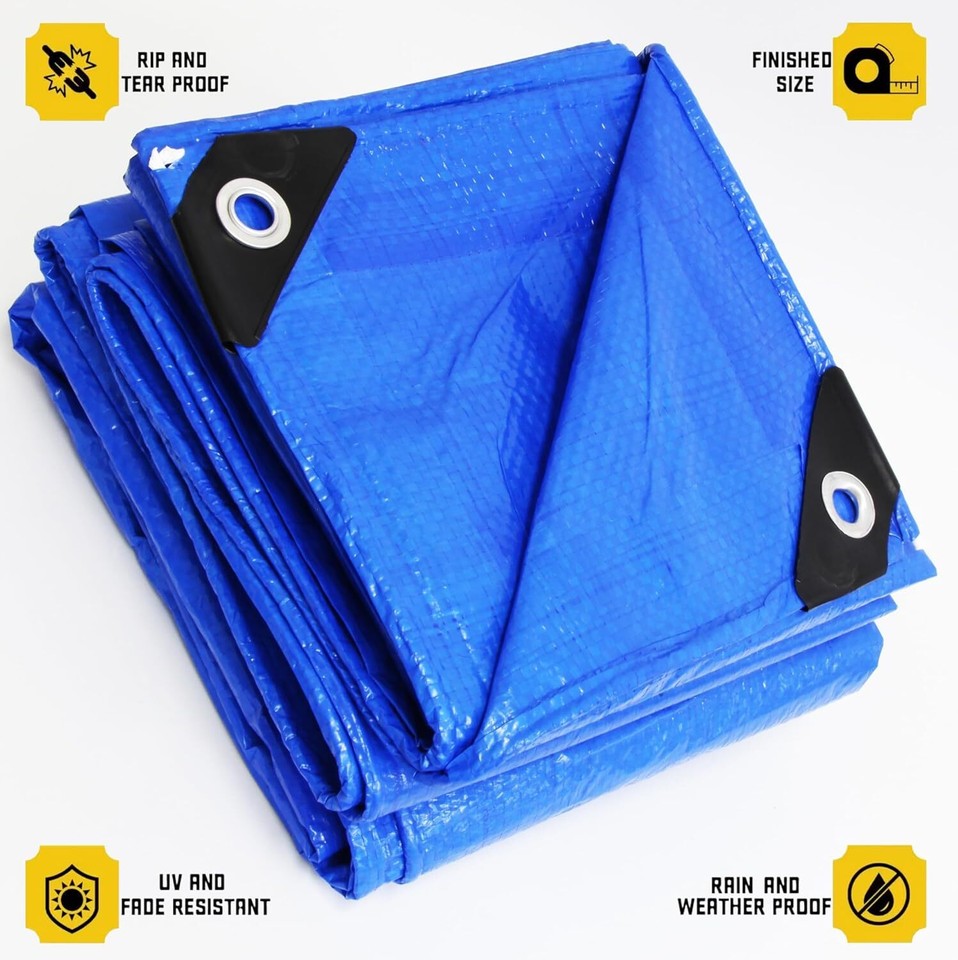 BRAND NEW PREMIUM MULTIPURPOSE TARPS | REINFORCED EXTREME HEAVY DUTY ...