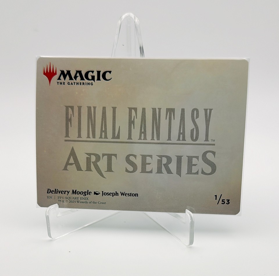 MTG Delivery Moogle Gold Stamped Signature Art Series Final Fantasy 1/ ...
