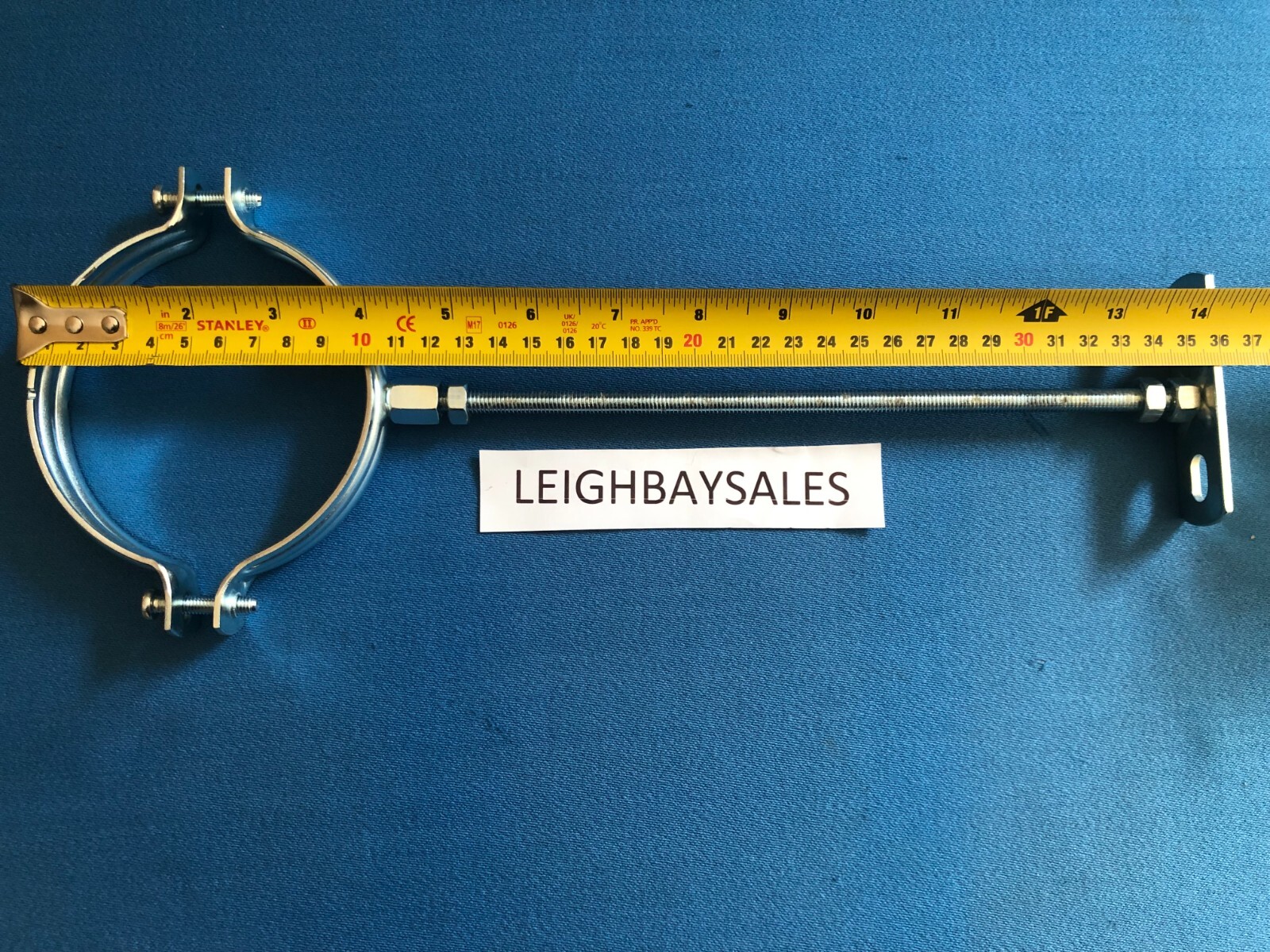 universal adjustable boiler flue clip support bracket 100mm - 4" inch ...