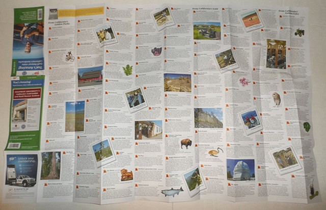 Huell Howser California's Gold Special Edition Guide Map Road Trip AAA ...