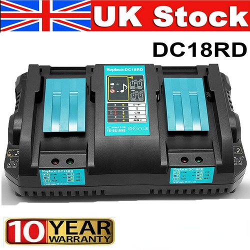 Fast Charger for Makita Battery DC18RD DC18RC LXT 7.2-18V Double Twin ...