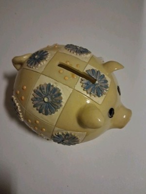 Vintage Piggy Bank Money Box Beautifully Detailed And Made 99p start ...