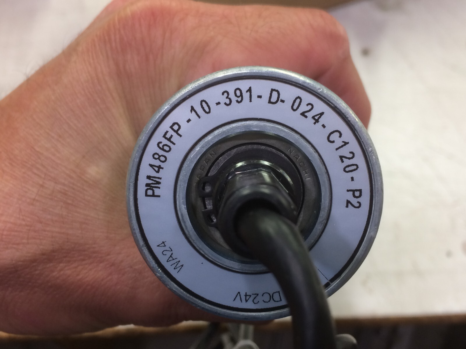 MOLLER ITOH PM486FP-10-391-D-024-C120-P2 POWER DRIVE ROLLER 24VDC MDR ...