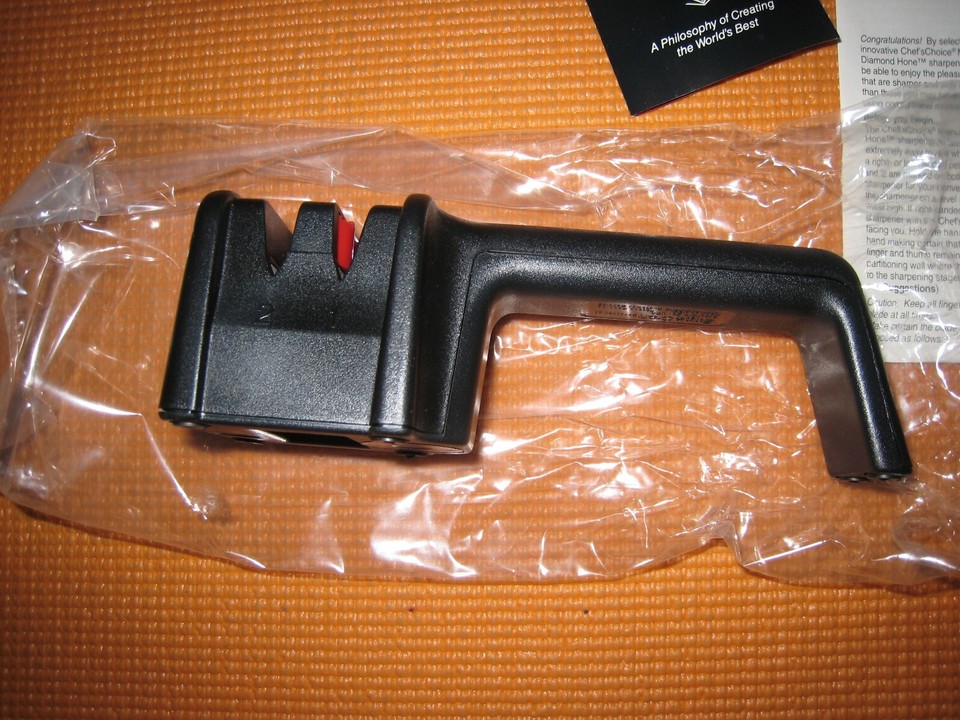CHEF'S CHOICE MANUAL DIAMOND HONE KNIFE SHARPENER 2 STAGE 450 - NEW | eBay