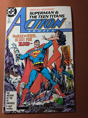 DC Action Comics #584 1986 Superman John Bryne | eBay