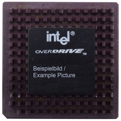 Intel 80486 Overdrive 66MHz SZ904 DX2ODPR66 CPU Presa / Presa PGA168 ...