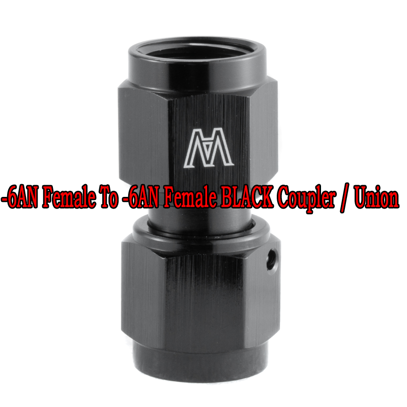 -6AN -8AN -10AN Female To -6AN -8AN Female male Coupler Union For Gauge ...