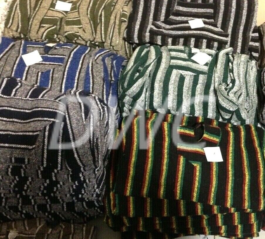Mexican Poncho Baja Hoodie Surfer Skater Drug Rug Jacket Made in Mexico ...