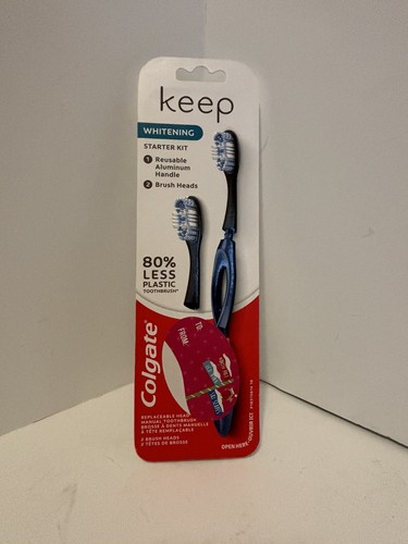 Colgate Keep Manual Toothbrush Whitening Starter Kit Blue | eBay