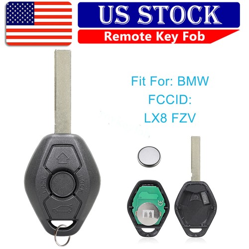 Replacement For BMW 3 5 7 E38 E39 E46 M5 X3 X5 E65 X3 X5 Z4 Remote Key ...