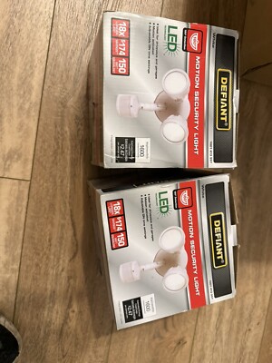 Defiant Hardwired 180-Degree LED White Motion Activated Security Light ...