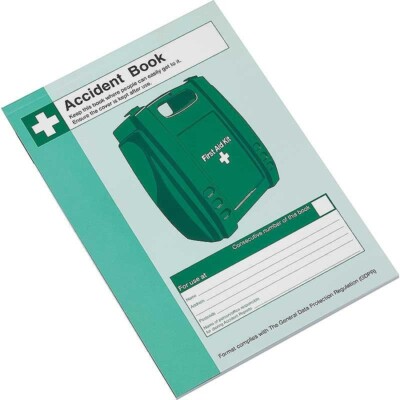 A5 ACCIDENT BOOK/FIRST AID INJURY RECORD BOOK/WORK PLACE STAFF ACCIDENT ...