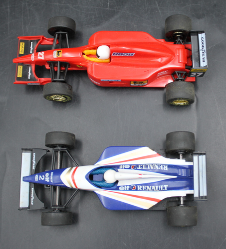 2pc Vtg Hornsby Scalextric 1/32 Slot Car Indy F1 ELF RENAULT #2 AGIP ...