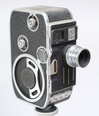BOLEX C8 REG 8MM CAMERA W 1/2" f/2.3 KEYSTONE-EGLEET LENS FOR PARTS OR ...