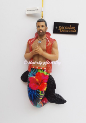 RARE December Diamonds PROVINCETOWN PRIDE Merman Ornament ©2018 Brand ...