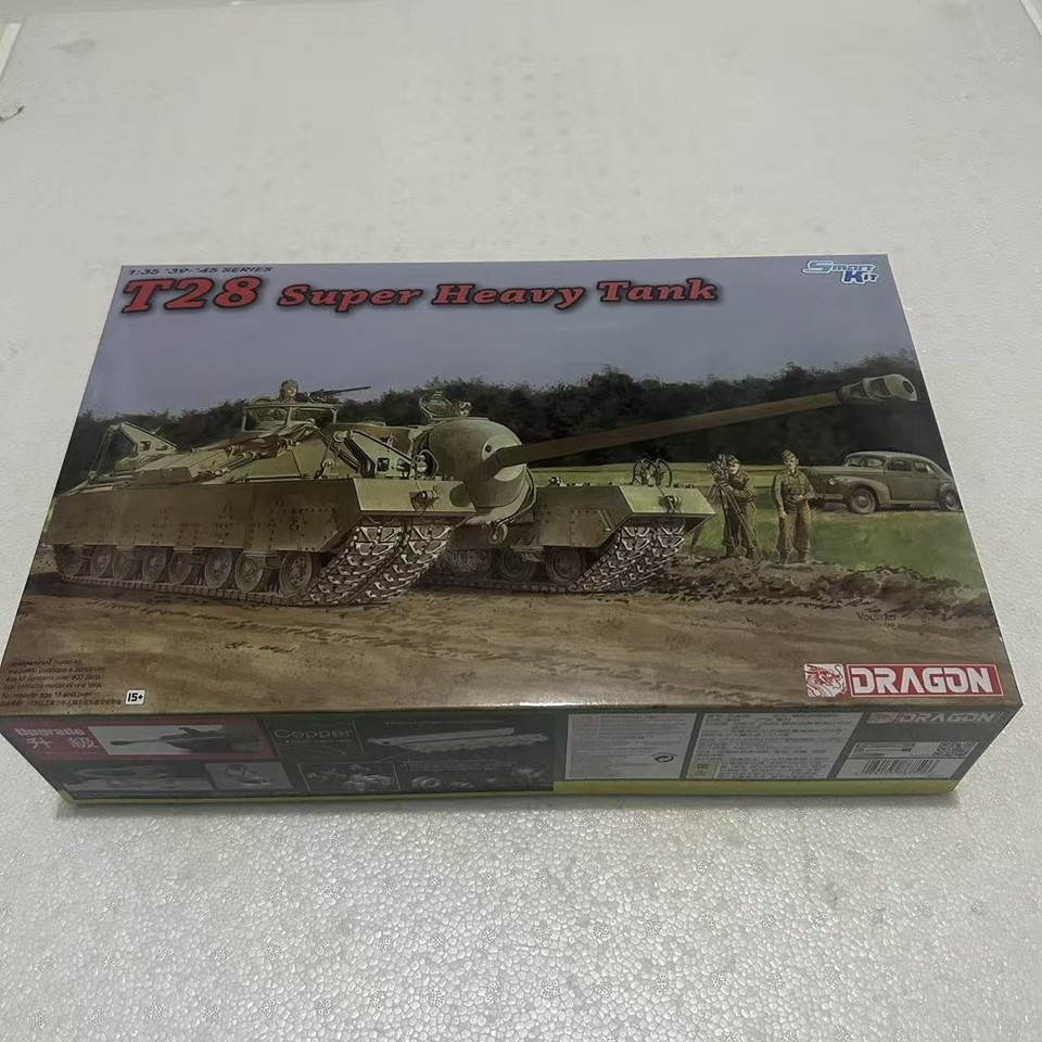Dragon 6750 1/35 T-28 Super Heavy Tank-Assembly Model Kit New Upgrade ...