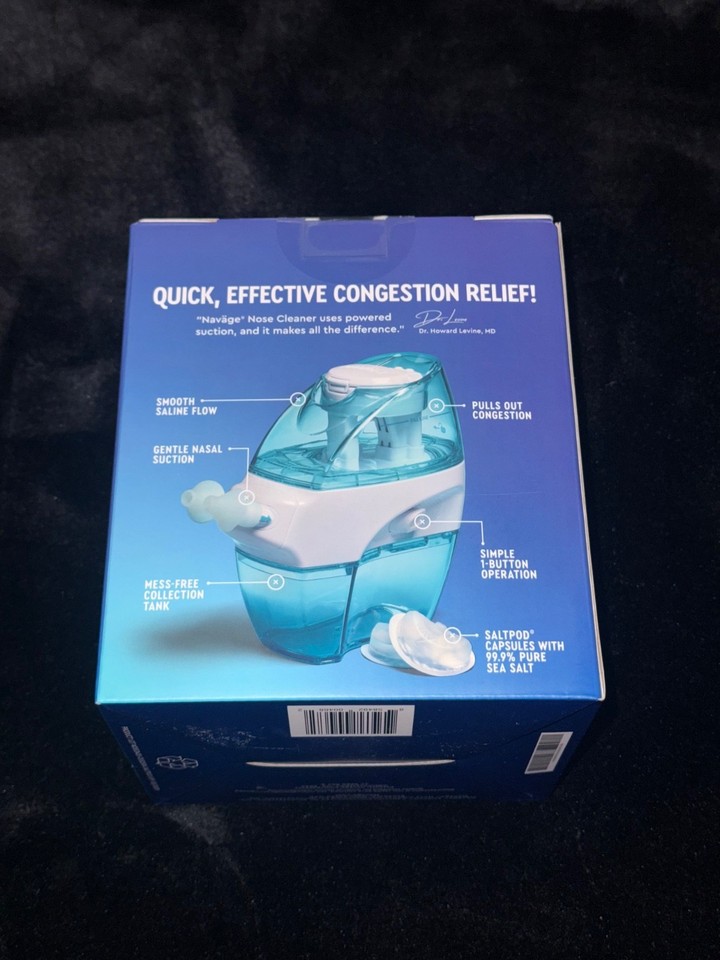 NEW Navage Nasal Care Saline Irrigation System With 30 SaltPod Capsules ...