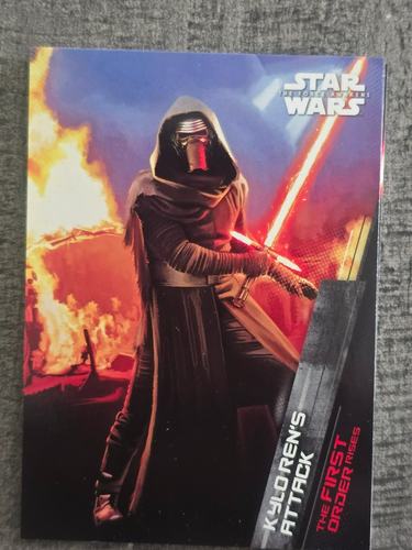 Topps Star Wars The Force Awakens complete 9 card The First Order Rises ...