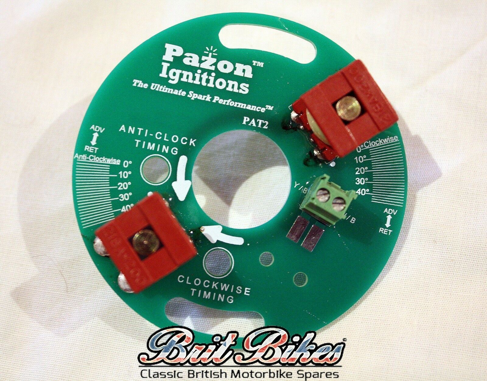 PAZON SURE-FIRE TWIN CYLINDER 12 VOLT TRIUMPH BSA NORTON ELECTRONIC ...