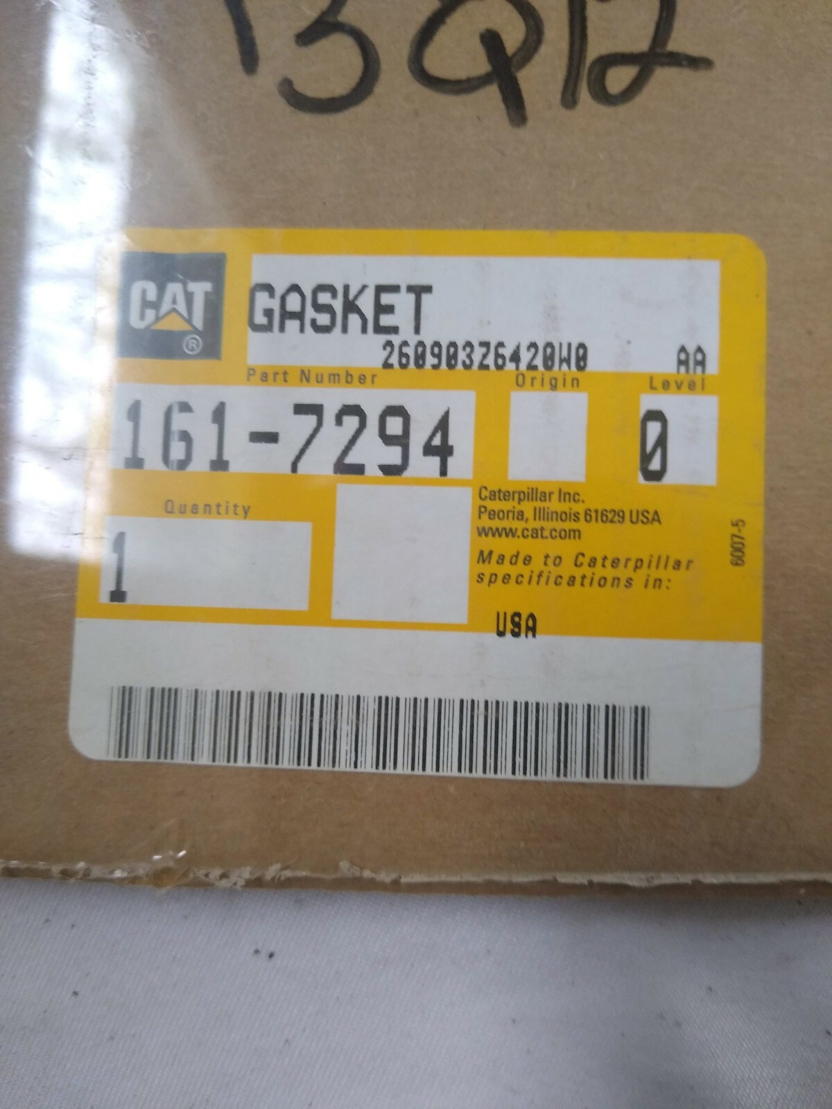Caterpillar 161-7294 Gasket plus 193-9155 Gasket Cat 1617294 1939155 | eBay