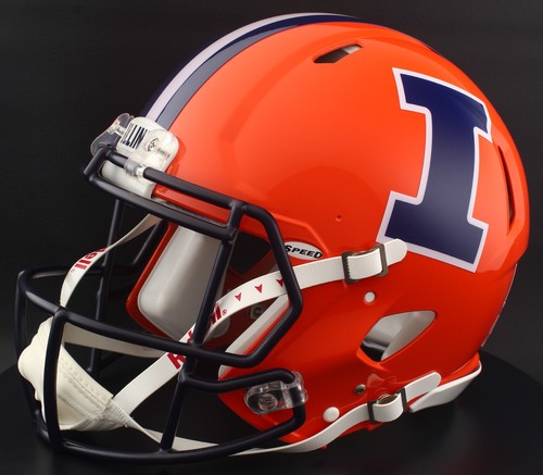 ILLINOIS FIGHTING ILLINI NCAA Riddell Speed Full Size AUTHENTIC ...
