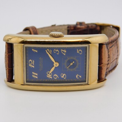 CIRCA Timepiece ST125T 23K Gold Plated Quartz Analog Unisex Watch New ...