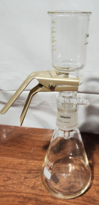 SCHOTT DURAN SARTORIUS Glass Vacuum Suction Kit 300ml Funnel and 1000mL ...