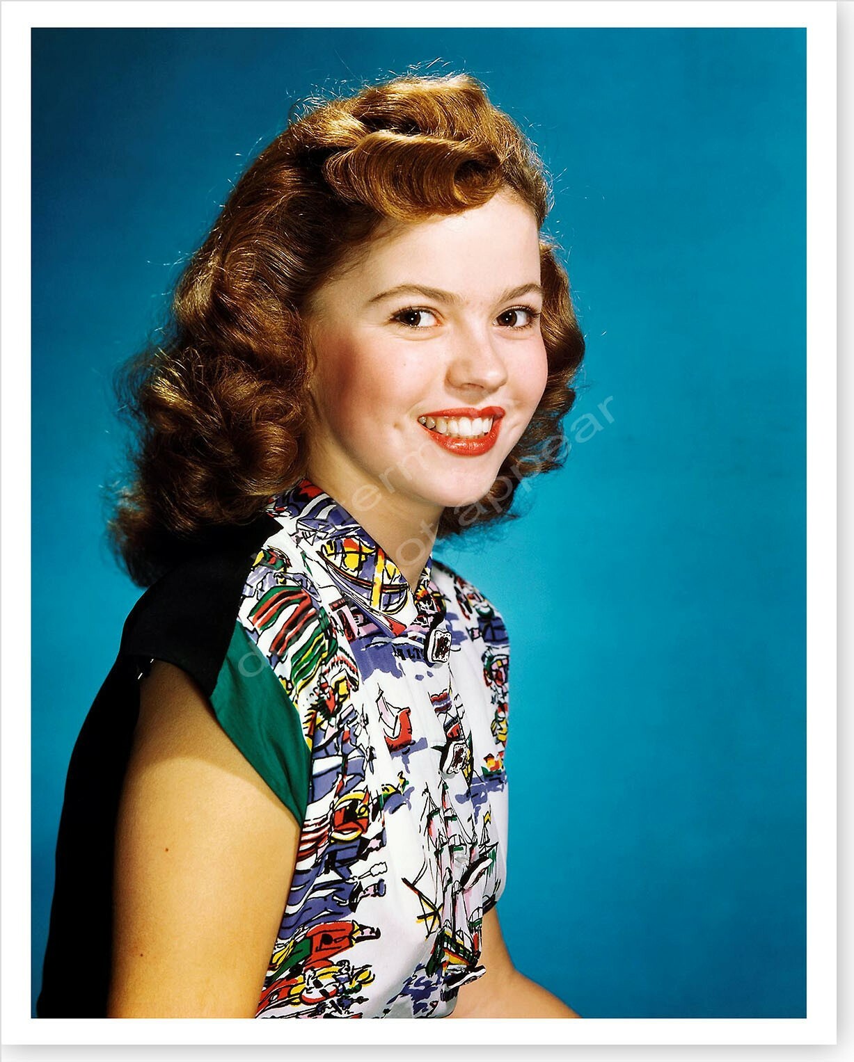 Shirley Temple Teenager Color