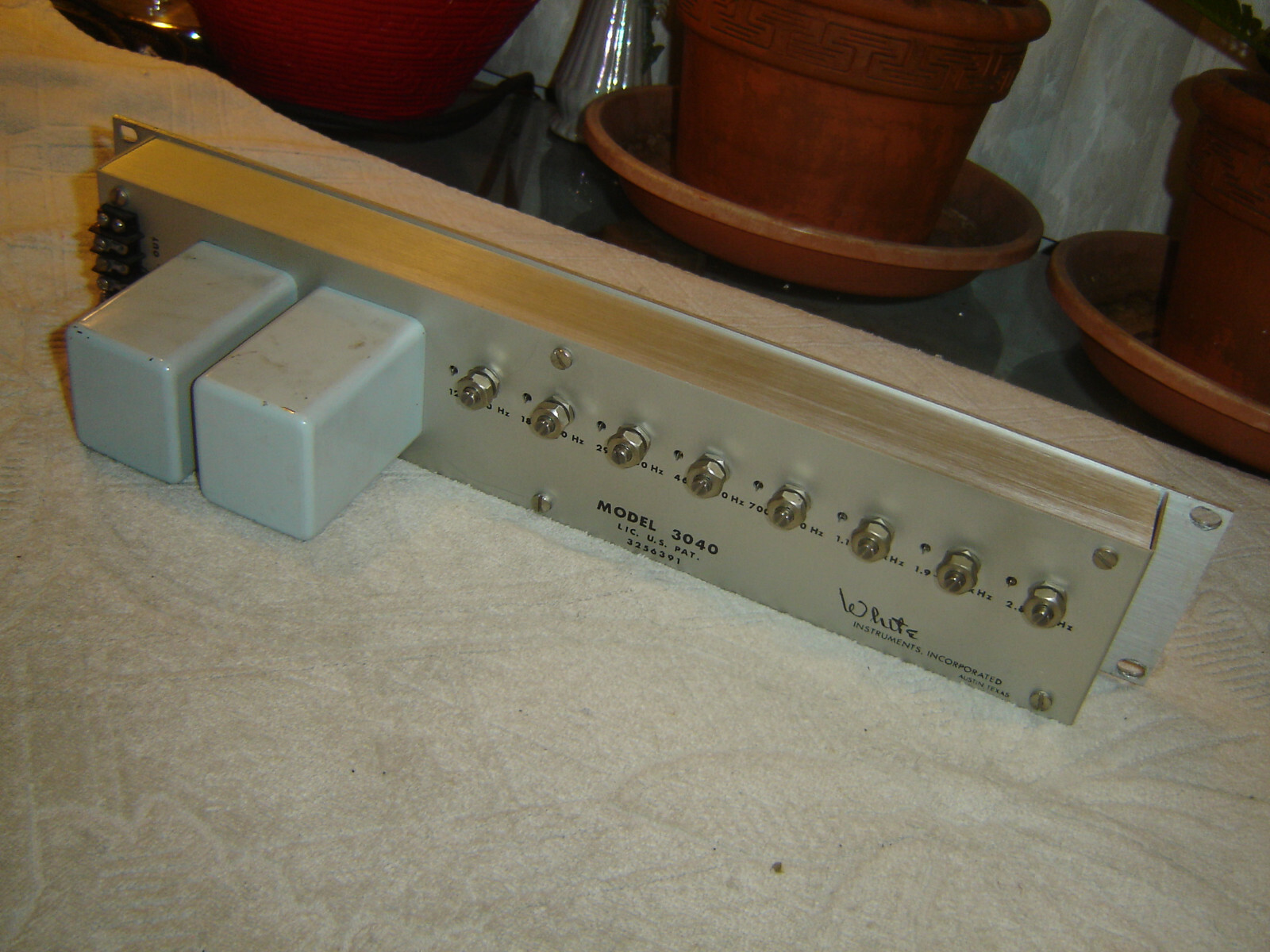 White Instrument Inc 3040, Equalizer, Eq, Vintage Rack | eBay