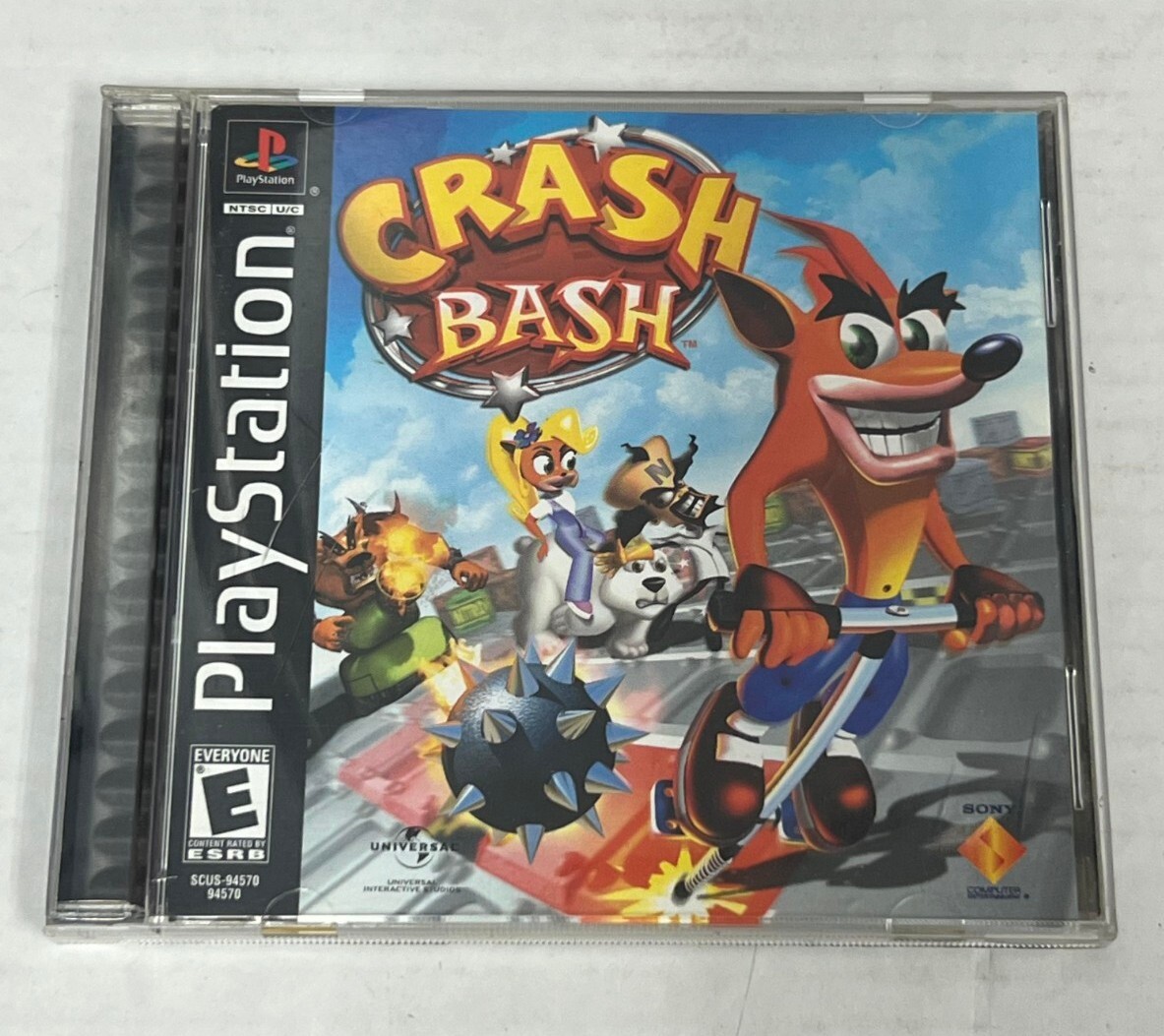 Crash Bash PS1 PlayStation 1 Black Label - Complete CIB Tested - Crash ...