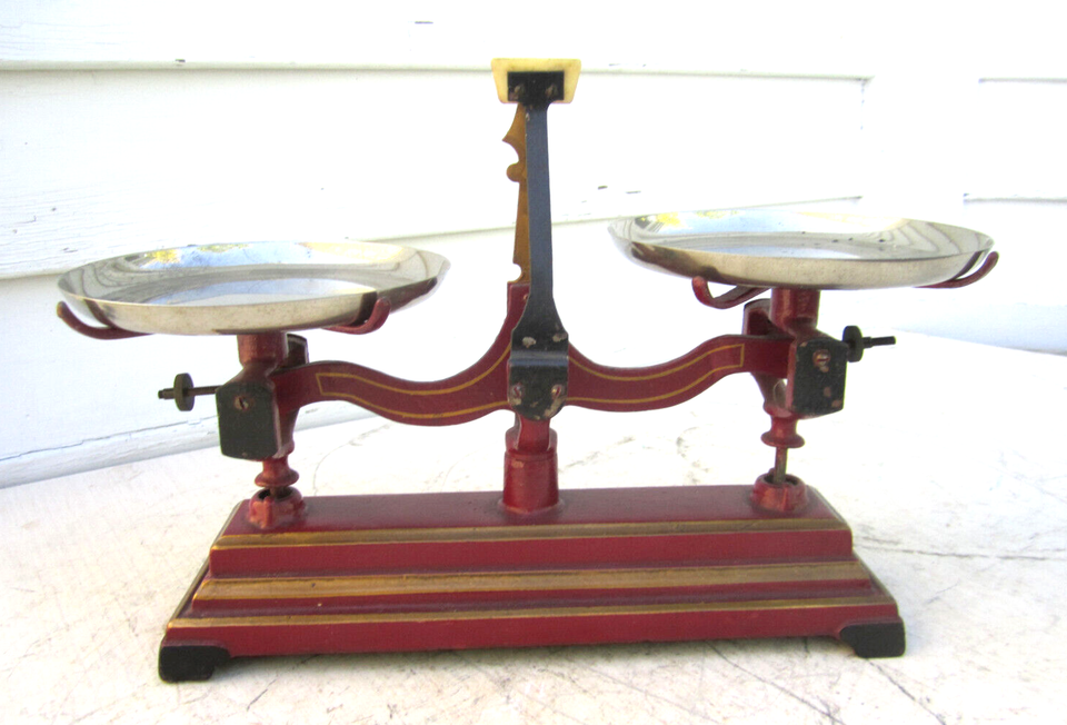 Antique "Henry Troemner" balance scale with weights | eBay