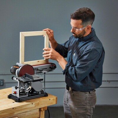 Central Machinery 4 in. x 36 in. Belt and 6 in. Disc Sander Central Machinery 4 in. x 36 in. Belt and 6 in. Disc Sander
