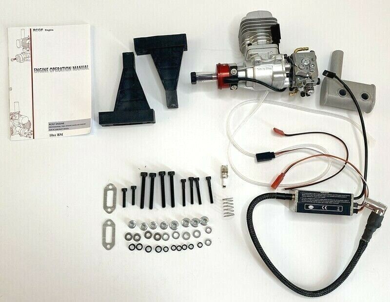 New Version RCGF 10cc BM Side Cylinder Gasoline RC Engine for Plane NIB ...