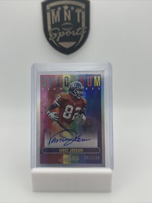 2023 Panini Absolute Vance Johnson Spectrum Signatures SP 061/199 #SPEC ...