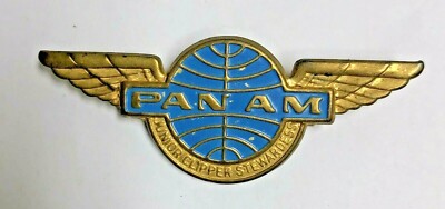 Vintage PAN AM Airlines Junior Clipper Wings Pin | eBay