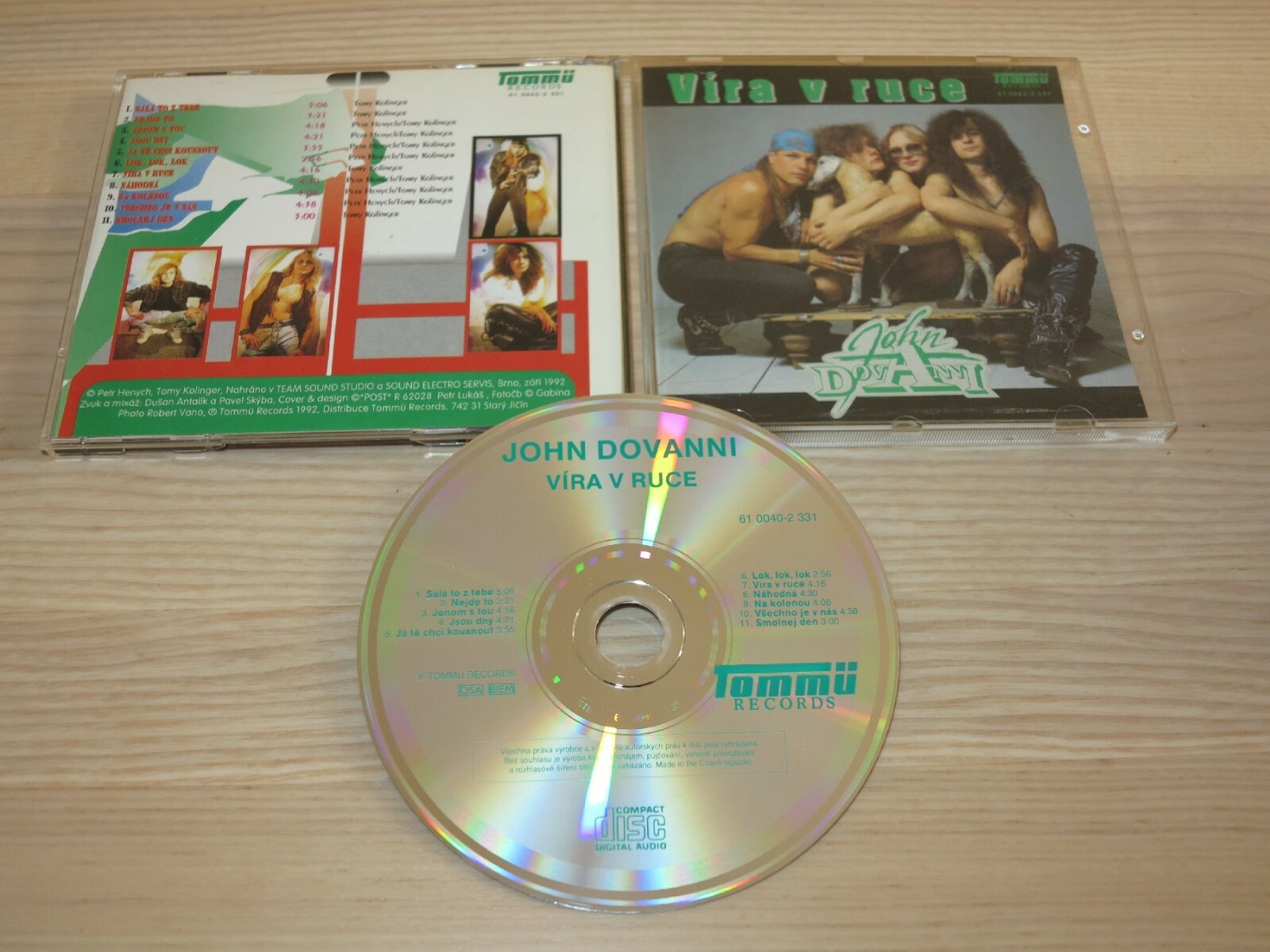 John Dovanni CD - Faith In Hand / 1992 Czech Tommü 610042-2331 Press in Mint | eBay