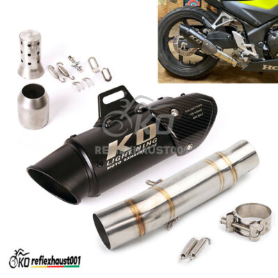 For Honda CBR300R CB300F Modified Exhaust Tips DB Killer Escape Middle ...