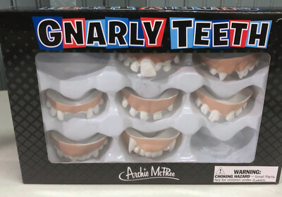Archie McPhee Gnarly Teeth Seven Total Open Box | eBay