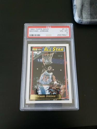 1992 TOPPS GOLD MICHAEL JORDAN # 115 PSA | eBay
