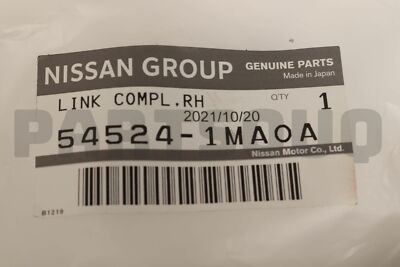 545241MA0A Genuine Nissan LINK COMPL-FRONT SUSPENSION,UPPER RH 54524 ...