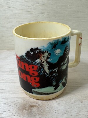 1976 Dino De Laurenitis King Kong Mug DEKA Plastic Mug Cup Memorabilia | eBay
