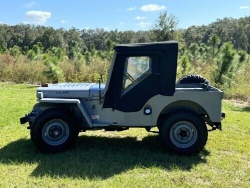 Half Soft Top Fit for Willys Jeep CJ5 Flat Fender -Canvas -No Frame | eBay