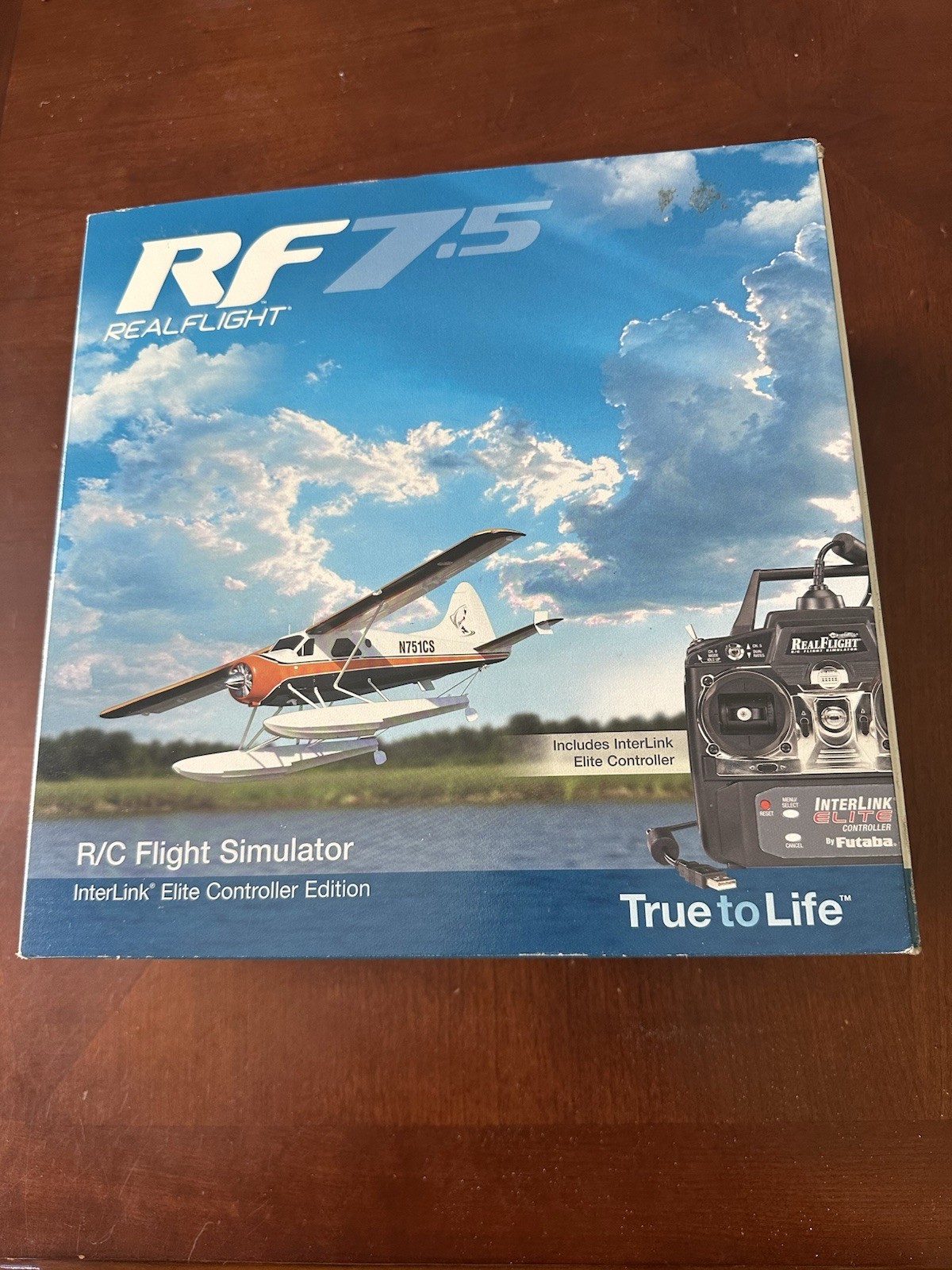 RealFlight RF 7.5 RC Flight Simulator With Interlink Elite Controller ...