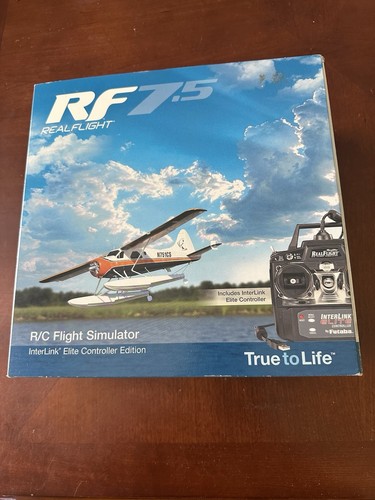 RealFlight RF 7.5 RC Flight Simulator With Interlink Elite Controller ...