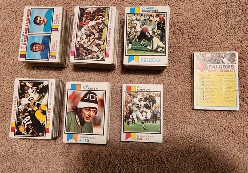 1973 Topps Football Near Complete Set 496 Of 528 Harris Ham Stabler ...