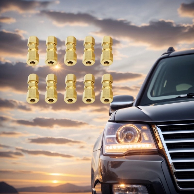 Brake Line Connectors Compression Tube Fitting Assortment for Vehicle ...