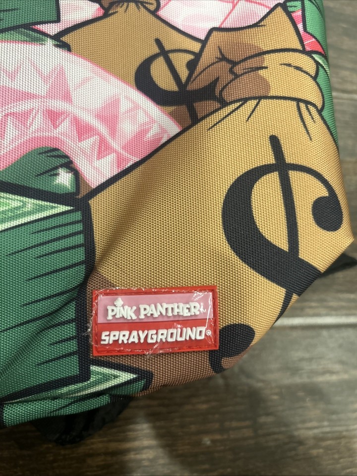 Sprayground Pink Panther Money Stash Backpack🔥New Bookbag Large School ...